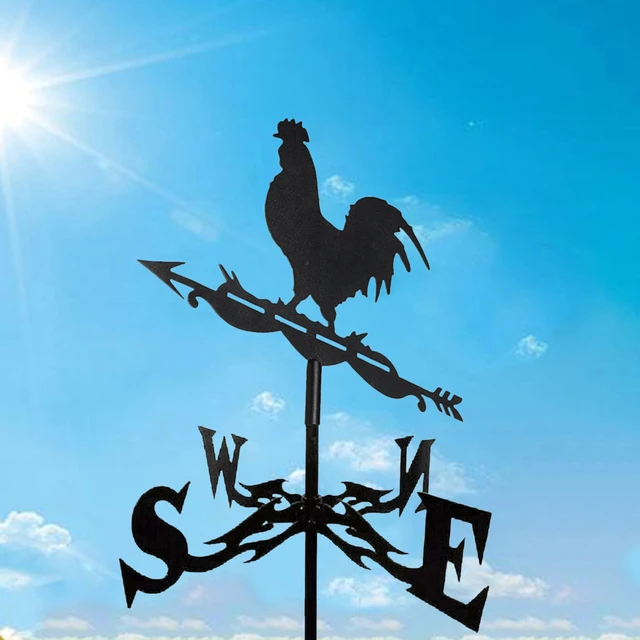 Rooster Weathervane Silhouette
