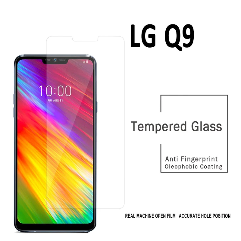 2PCS 강화 유리 LG Q9 LM Q925S LM Q925K 6.1 "화면 보호기 전면 가드 전화 필름 LG Q9 Q 9 유리 LM Q925L|tempered glass ...