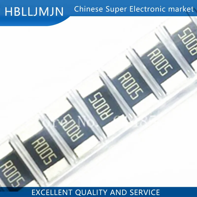 50pcs/lot 2512 Smd Alloy Resistor 1% 1w 0.1r 0.01r 0.05r 0.001r 0.33r ...