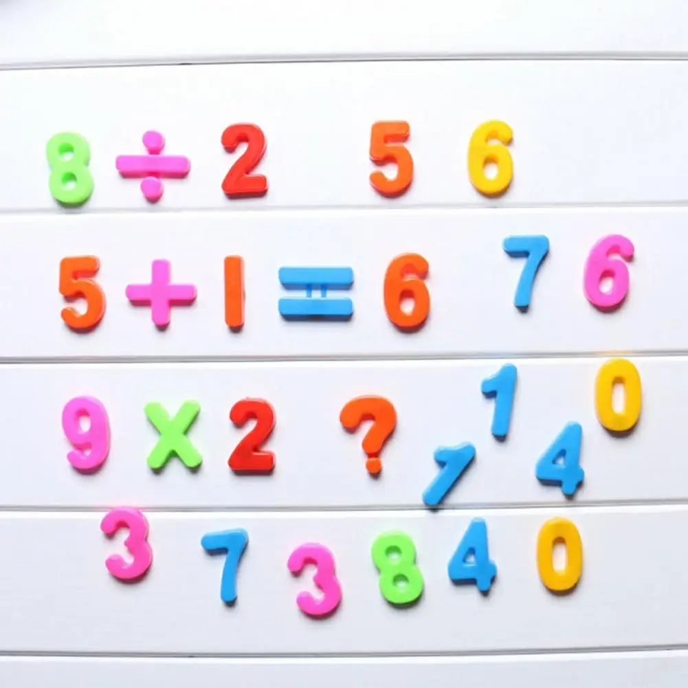 Magnetic Numbers Case Alphabet Letters Toddlers Kids Preschool Learning ...