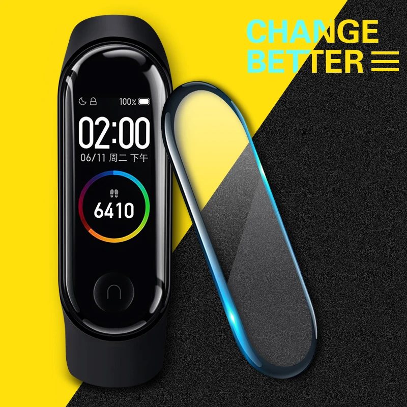 IONCT Защитная пленка для Xiaomi Mi Band 4 NFC умный Браслет полноэкранная композитная пленка Mi ...