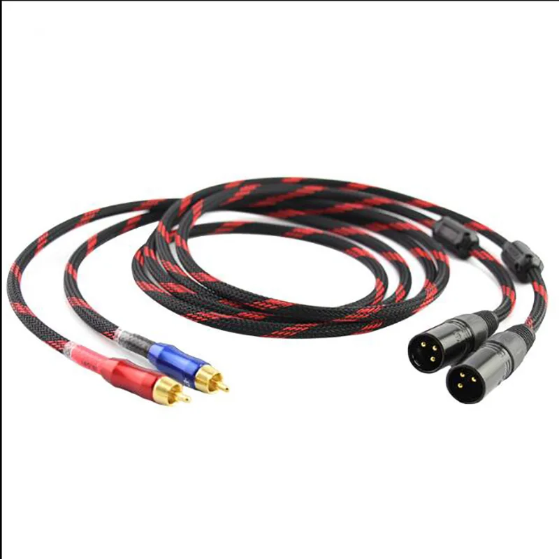 Audiocrast a53 ofc cabo de cobre rca para xlr, cabo de interconexão ...