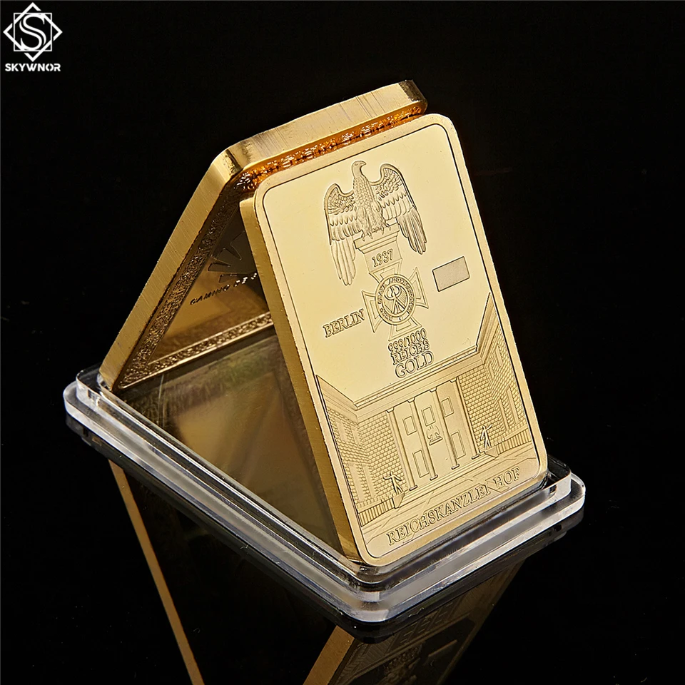 Deutsch Berlin 999/1000 Gold Reichskanzlei Hof Replik Eisen Kreuz Bar ...