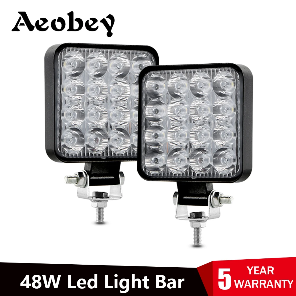 Led light bar 48w Led bar 16barra Led car light For 4×4 led bar offroad ...