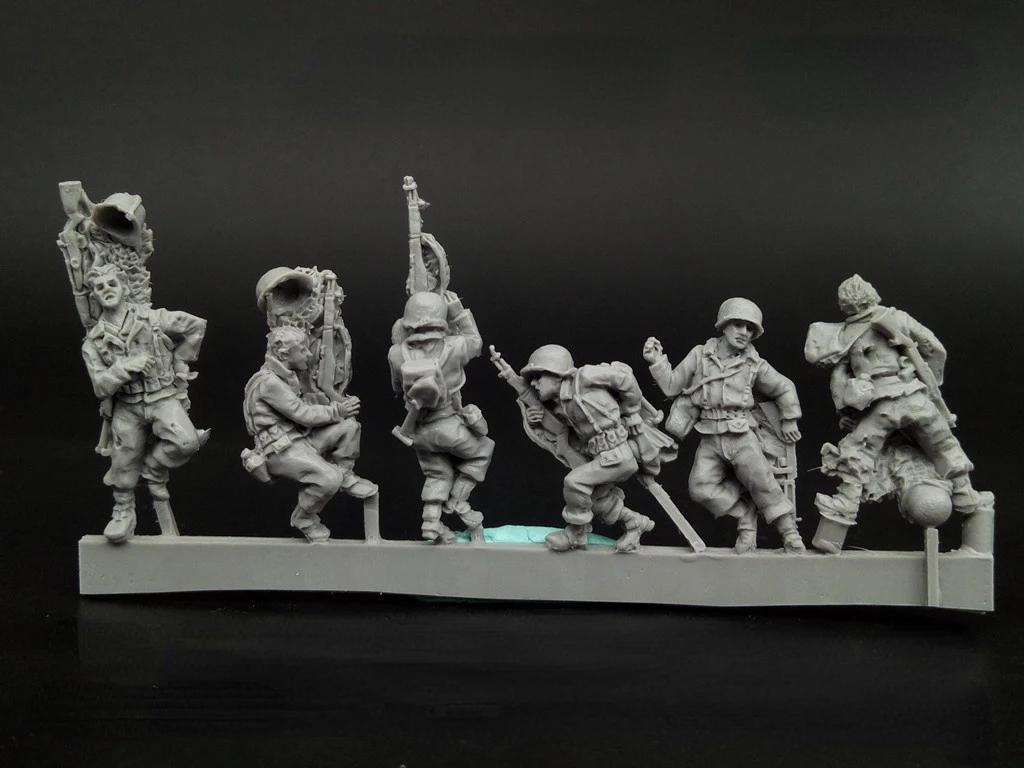 1/72 Scale Die-casting Resin Figure Model Assembly Kit Of Soldiers ...