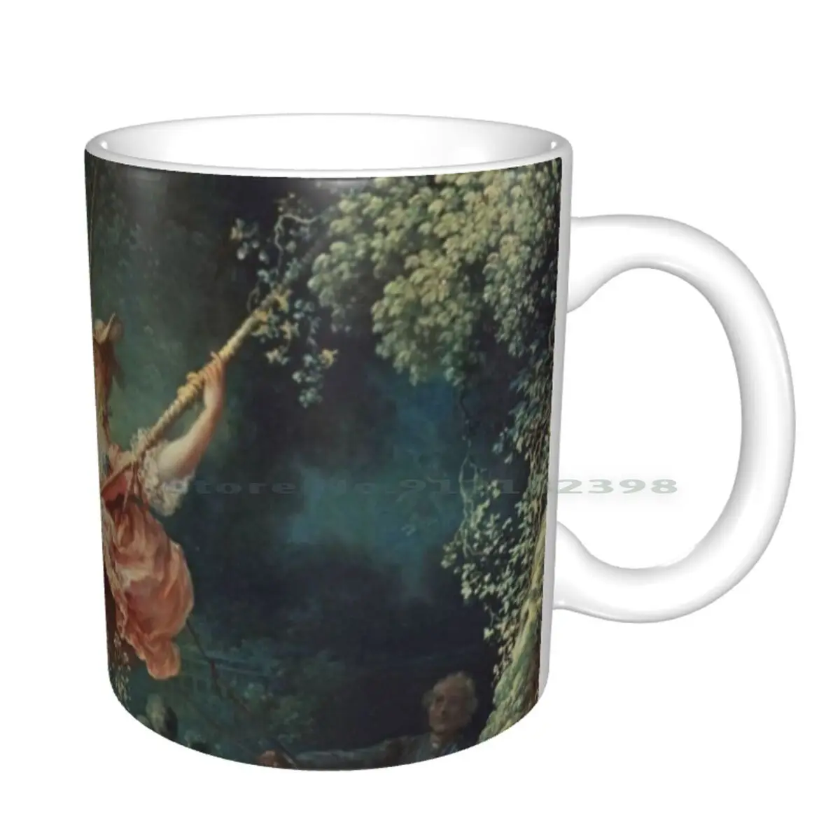 Jean Honore Fragonard The Swing Tangled