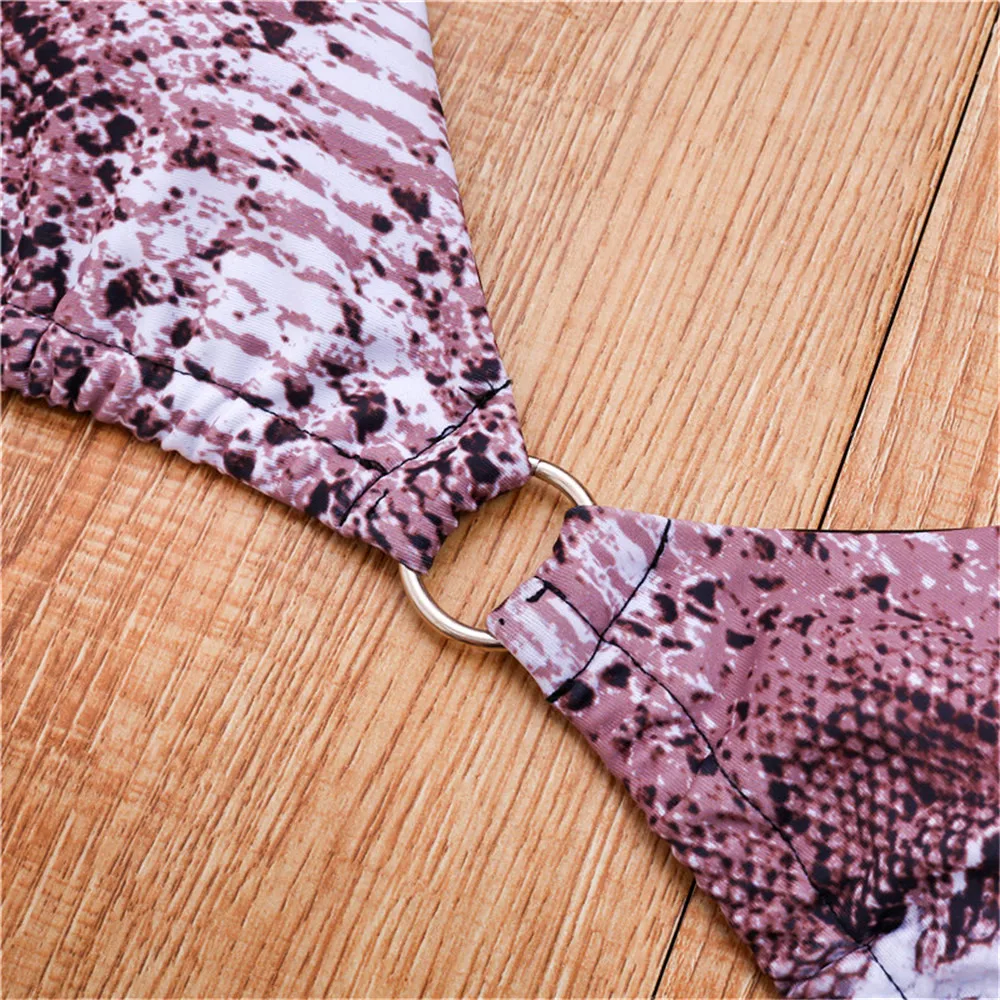 Sexy Mini Micro Snake Skin Print String Bikini Triangle Animal 2019 ...