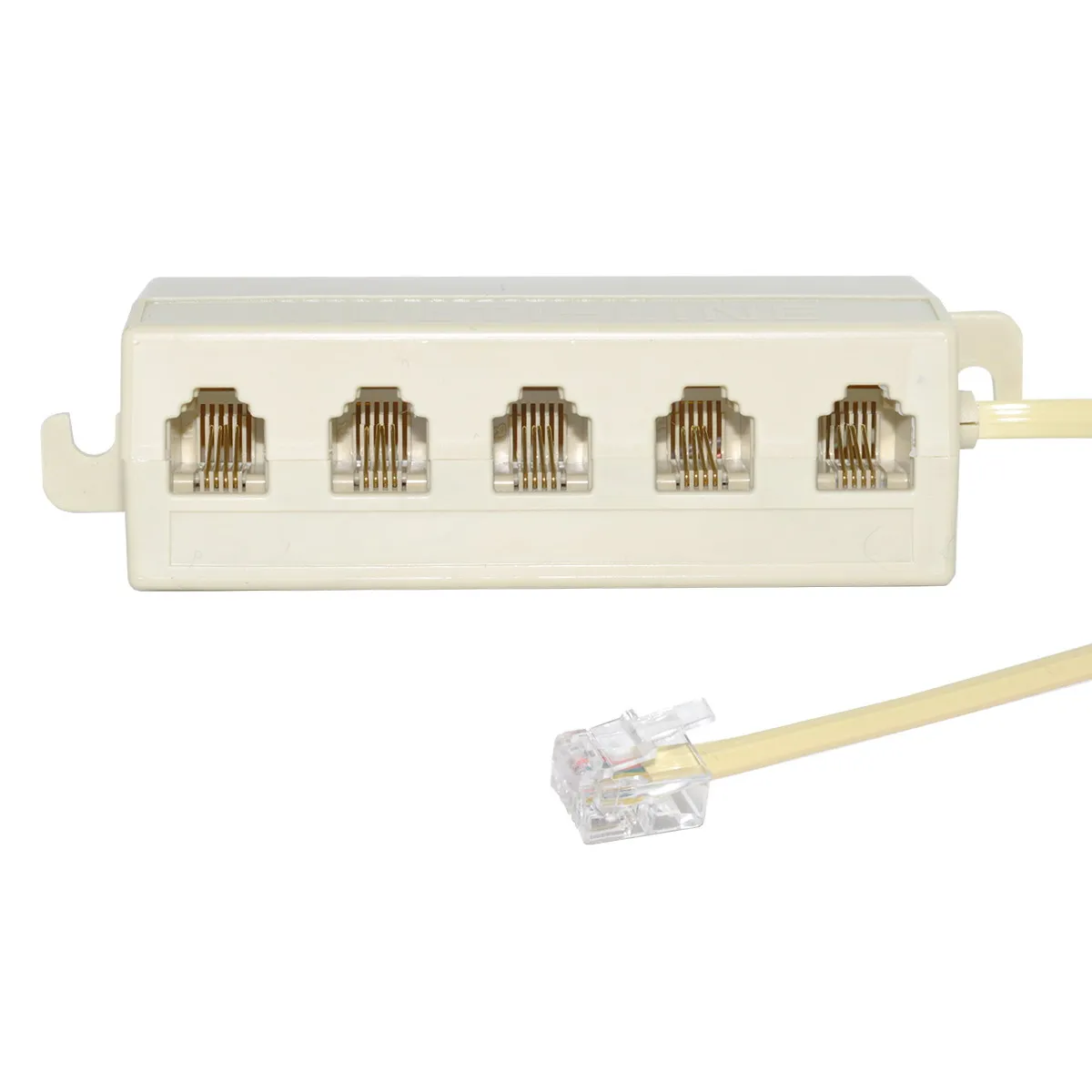 CY-5-Way-Outlet-6P4C-RJ12-RJ11-6P4C-to-6P4C-4-Way-Telephone-Line ...