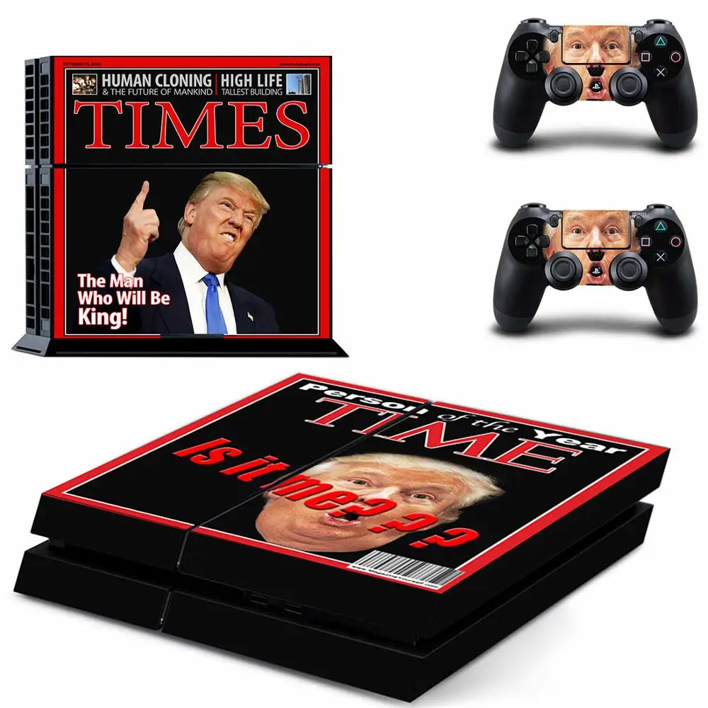 Pegatinas de Donald Trump para PlayStation 4, calcomanías adhesivas de ...