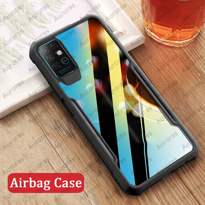 For Infinix Note 8 Case Anti-fall Airbag Case Shockproof Clear With ...