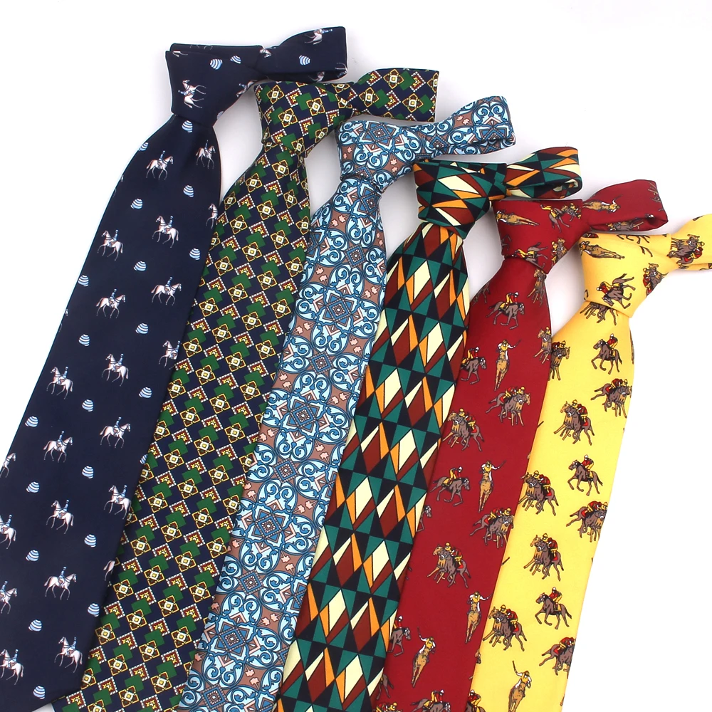 Floral Print Ties For Men Wome Printted Classic Tie Casaual Mens Ties ...
