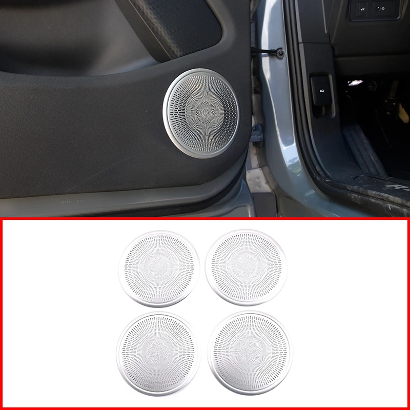 Aluminium Alloy Mobil Pintu Speaker Cover Panel Trim untuk Range Rover ...