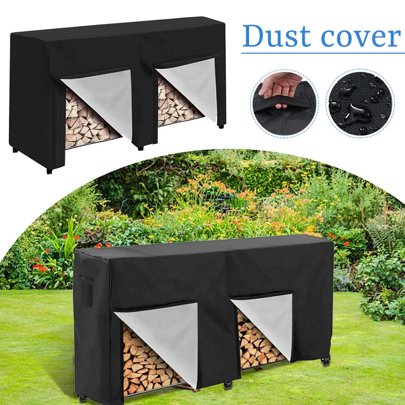 4FT-8FT-Practial-Garden-Firewood-Dust-Proof-Cover-Heavy-Duty-Outdoor ...