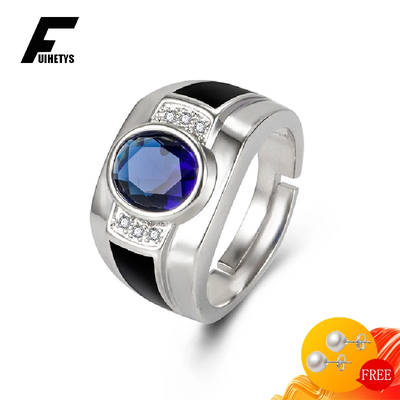 Trendy-Men-Ring-925-Silver-Jewelry-Accessories-with-Cubic-Zirconia ...