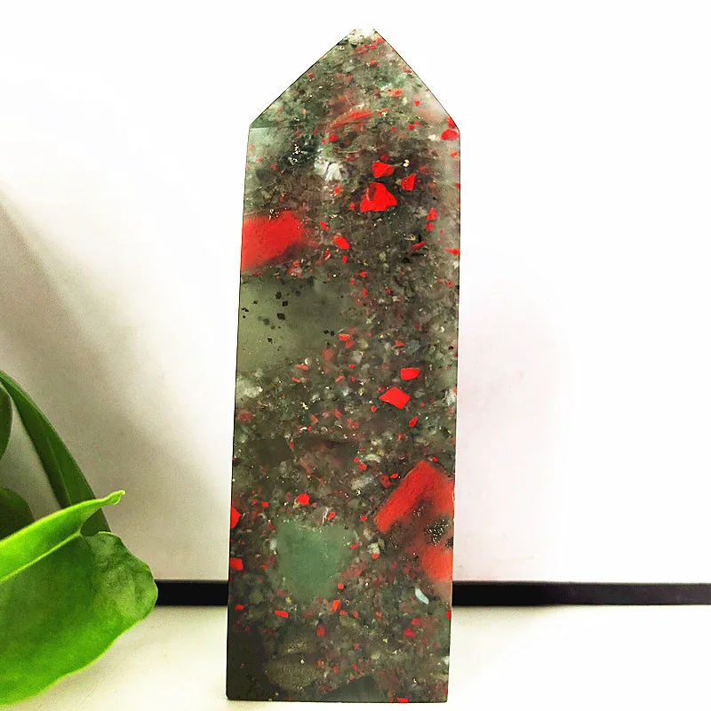 Rocks & Geodes Home Décor 1784G Natural dragon blood stone tower quartz ...