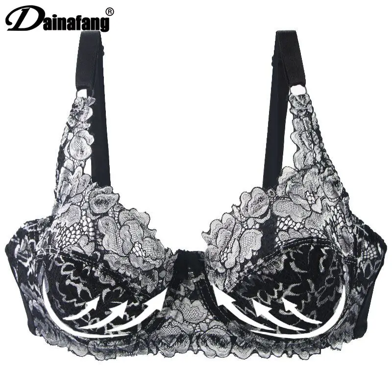 Dainafang Sexy Kant Bras Voor Vrouwen Push Up Crop Top Ondergoed ...
