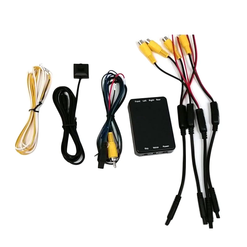 4 Way Cameras Switch System 360 View Car Camera Control Box for Rear ...