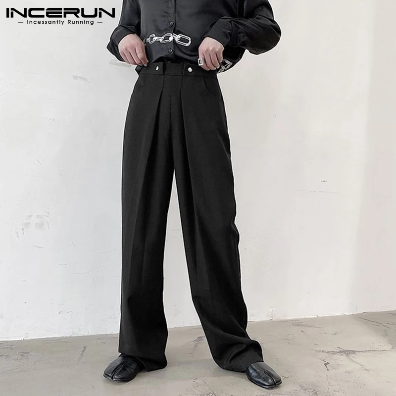 INCERUN Mann Kausale Taste Lange Böden Streetwear Männer Freizeit ...