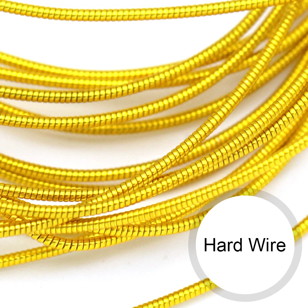 Crewel Gold Wire 0.5 mm purl Metallic Rough Wire Light gold Purl 10gr ...