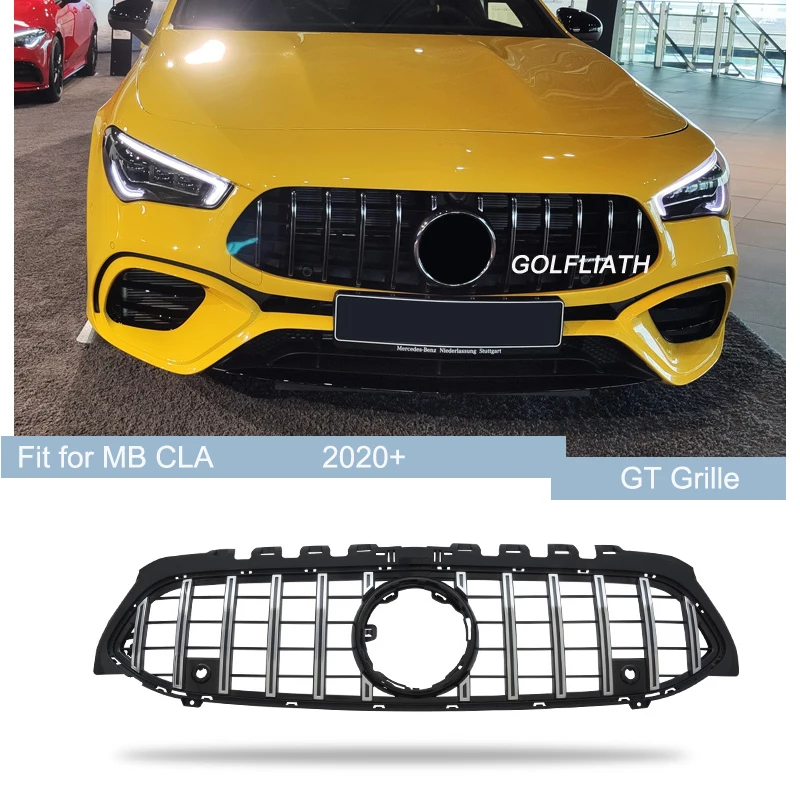 GT-Style-ABS-Bumper-Grille-Front-Grill-For-Mercedes-CLA-Class-MB-W118 ...