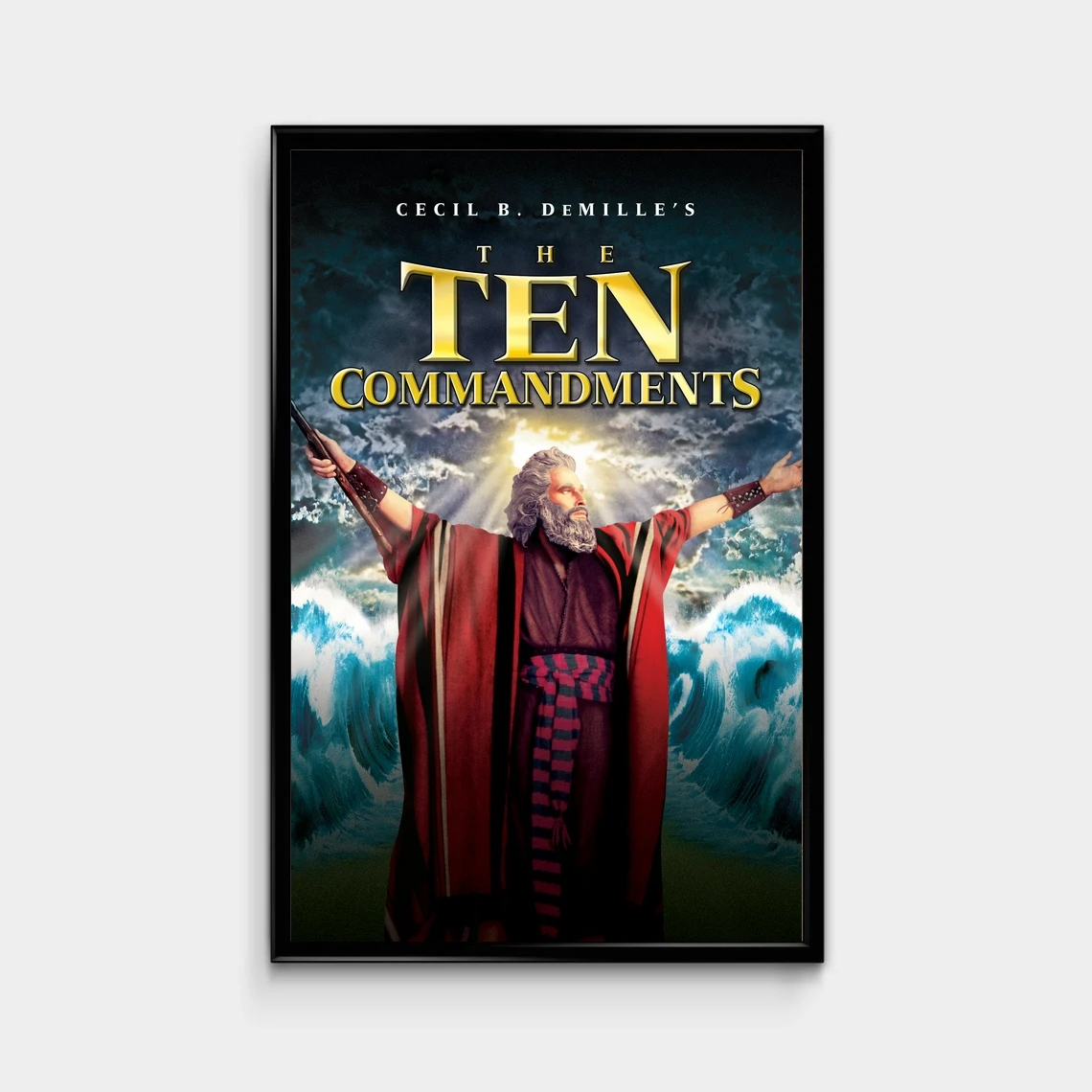 The Ten Commandments 1956 Poster