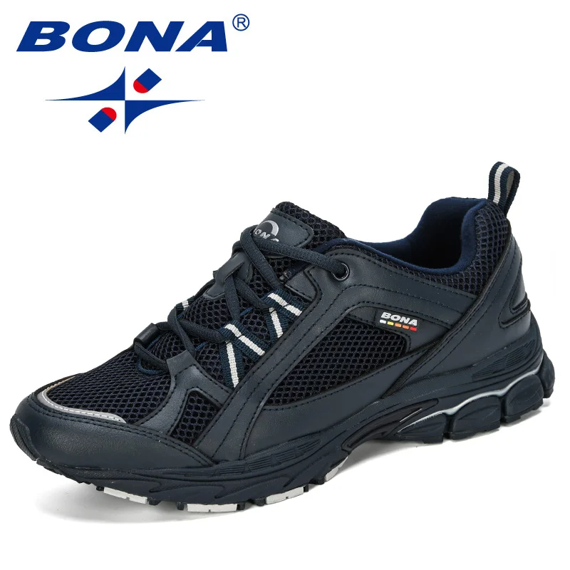 BONA новая дизайнерская беговая Обувь Мужская Спортивная уличная ...