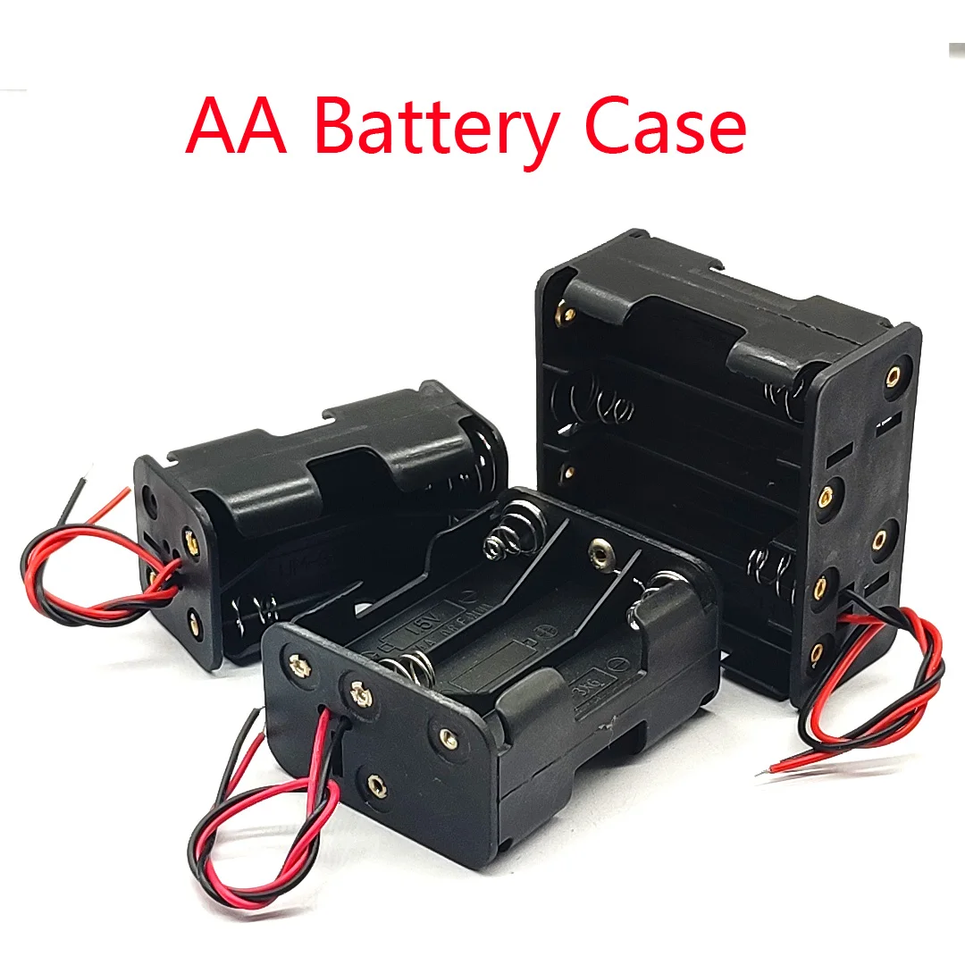 12v 8 X Aa Battery Holder Box Case | 4 X Aa Battery Holder Case Box ...