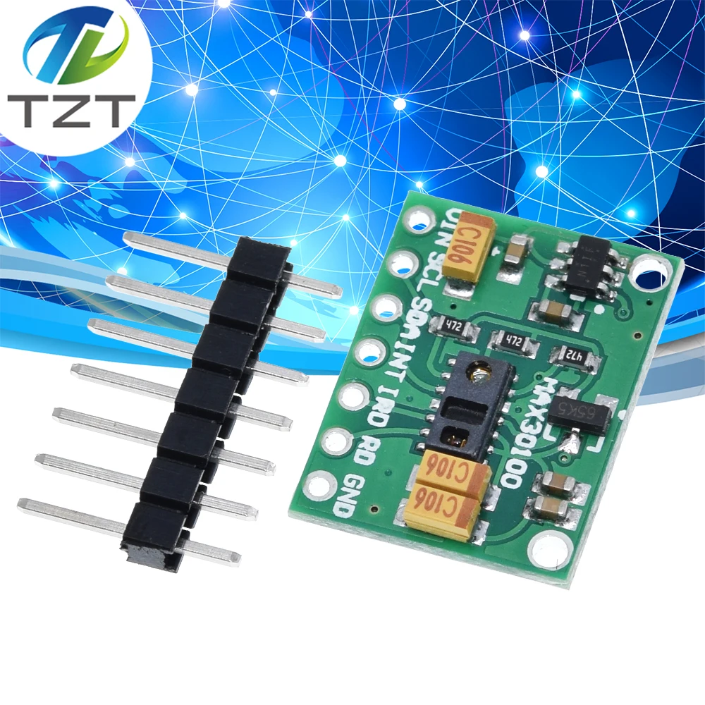 TZT-MAX30100-Herz-Rate-Oxymetrie-Sensor-Modul-Herz-Rate-Sensor-Breakout ...