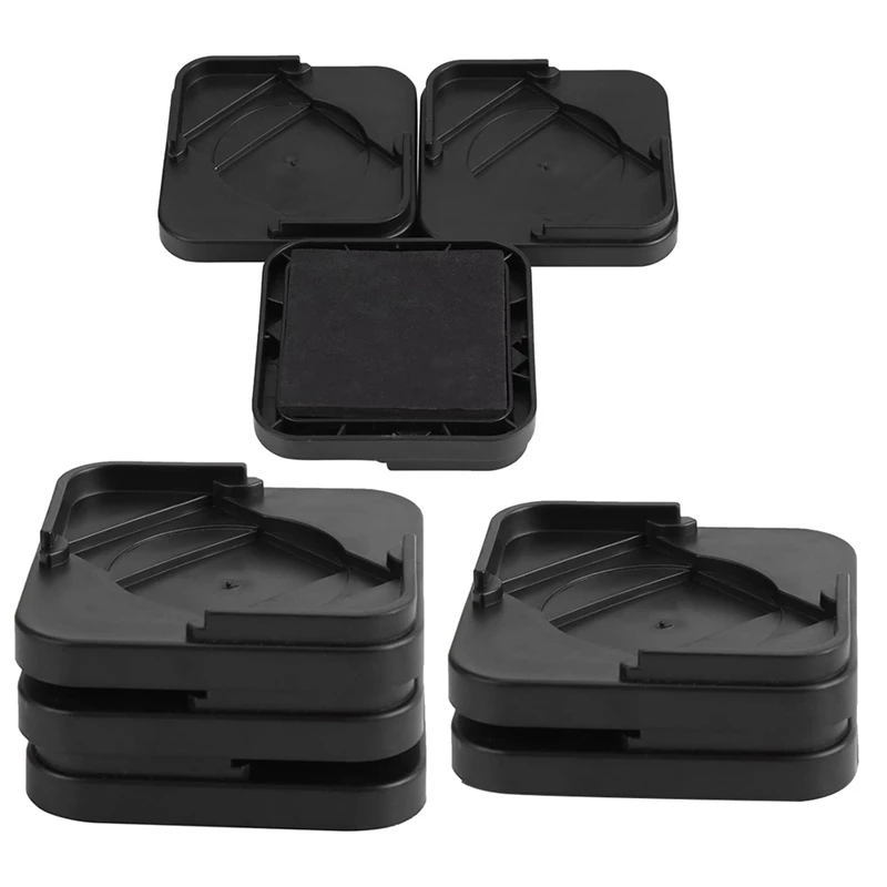 Big deal Furniture Risers, 8Pcs/Set Furniture Leg Risers Plastic Non ...