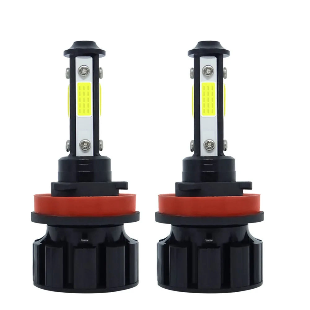 Faro-delantero-LED-de-16000LM-para-coche-Bombilla-H7-de-4-lados-H1 ...