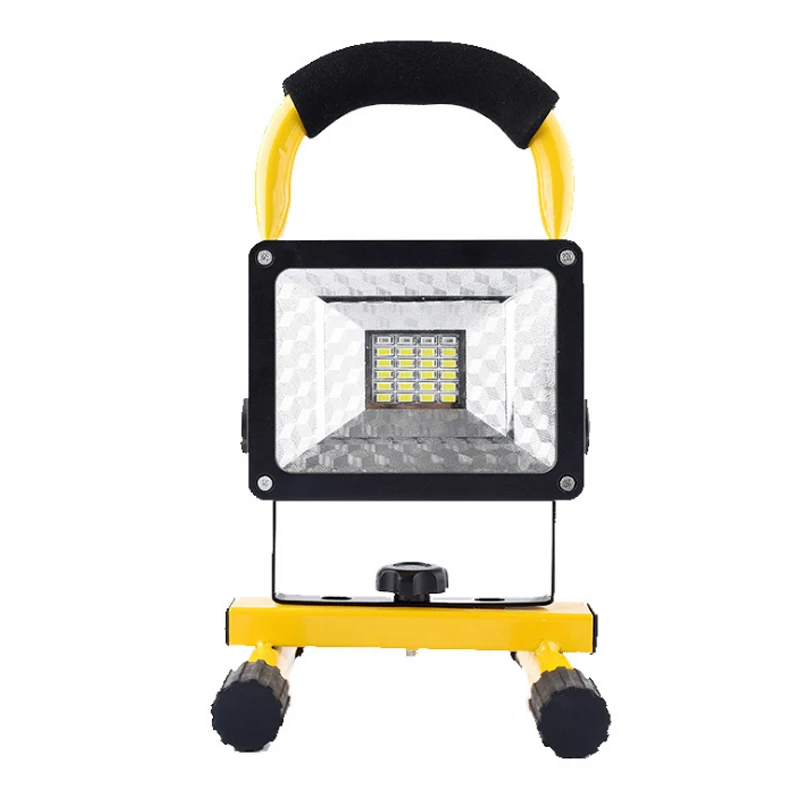 High power 25W portable floodlight, rechargeable portable outdoor LED ...