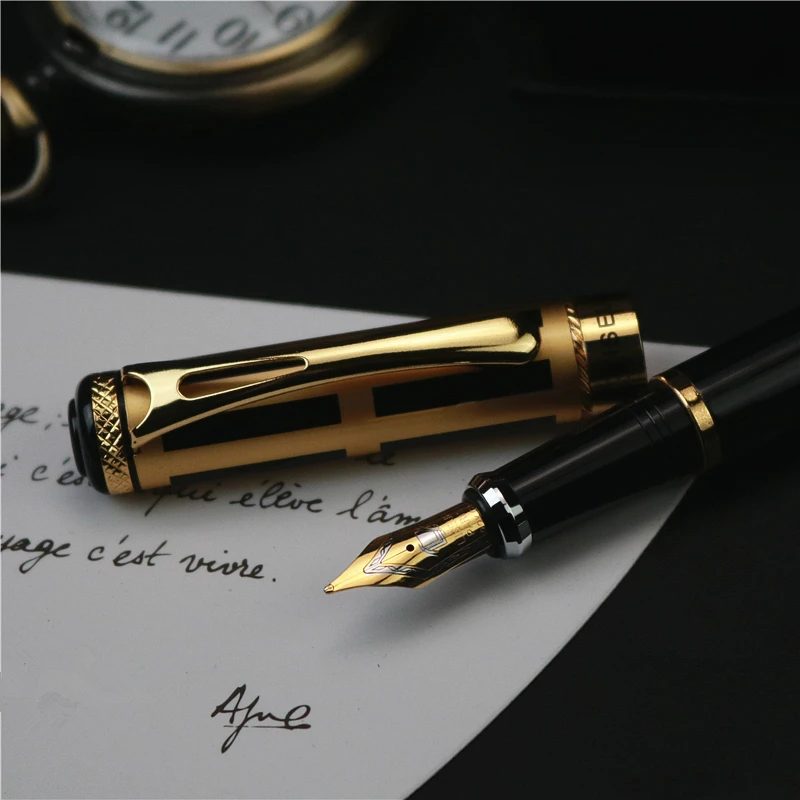 Elegant High-quality Fountain Pen Office School Student Writing Ink Pen ...
