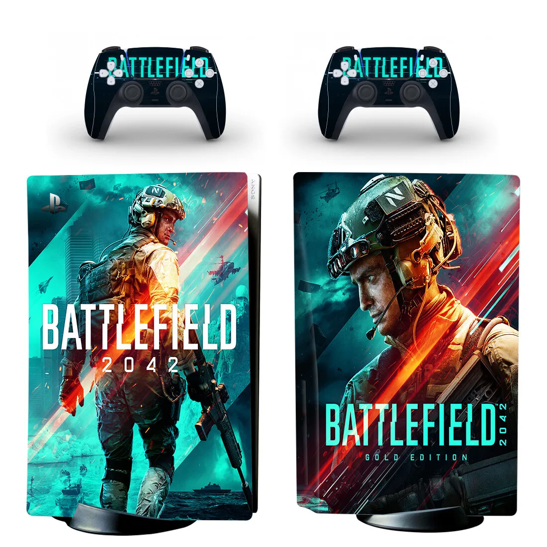 Battlefield-2042-PS5-Standard-Disc-Skin-Sticker-Decal-Cover-for ...