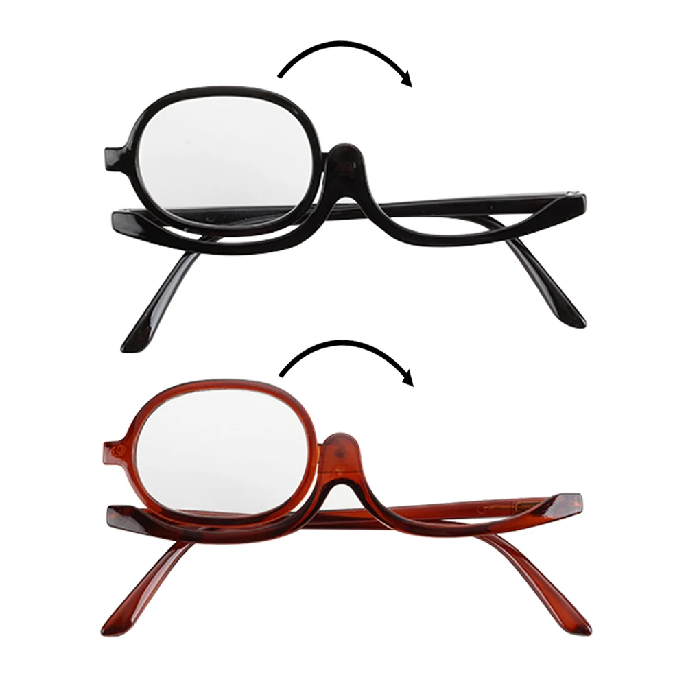 1PC-Magnifying-Glasses-Rotating-Makeup-Reading-Glasses-Elder-Folding ...