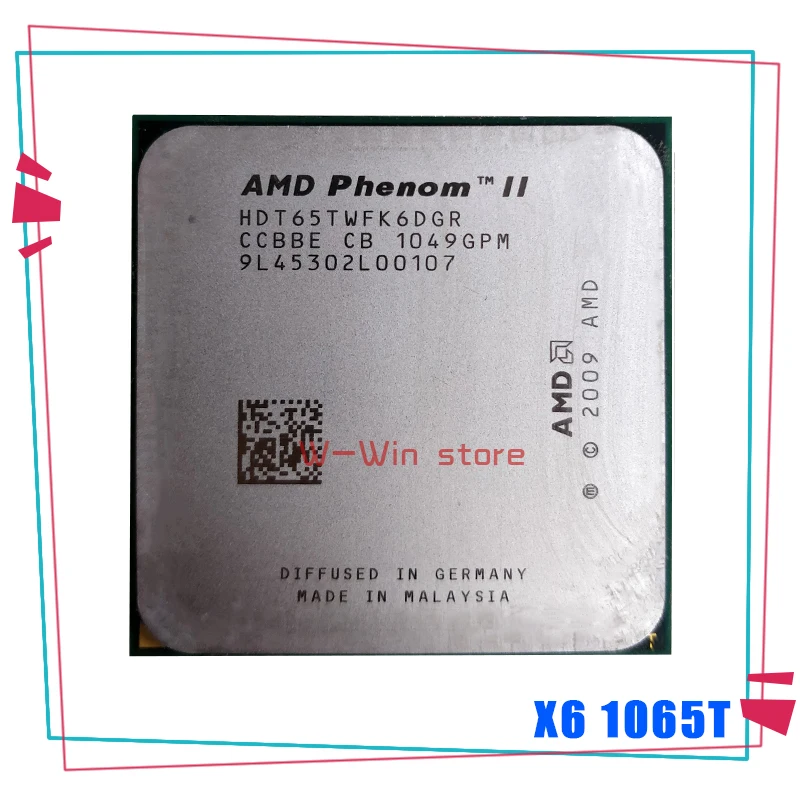 Amd Phenom X6 1065t X6-1065t 2.9ghz Six-core Cpu Processor ...