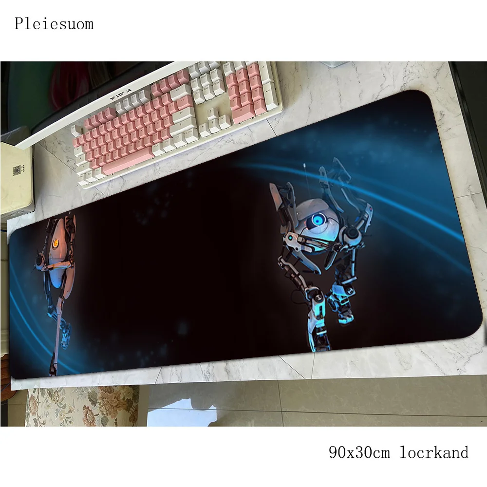 portal 2 mousepad 900x300x4mm Christmas gifts Computer mouse mat gamer ...