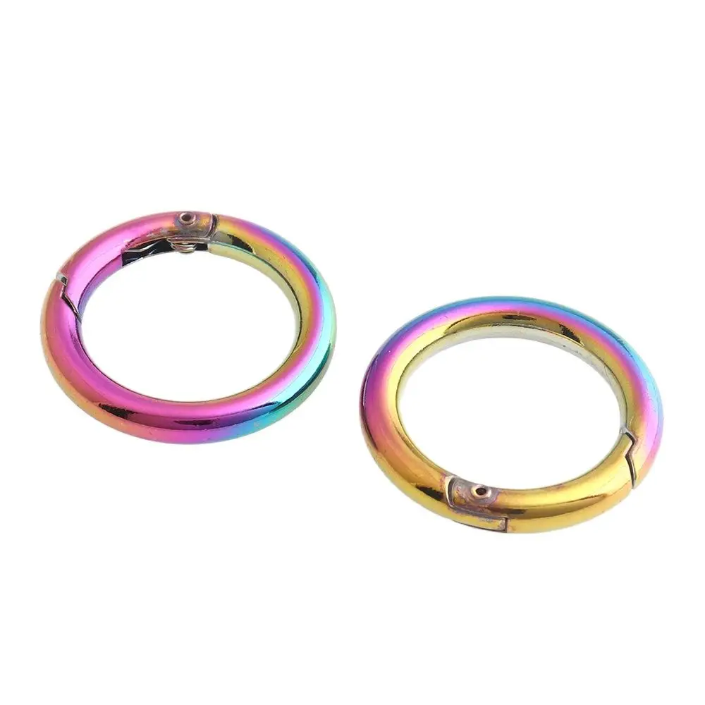 Clips-de-hebillas-de-anillo-redondo-de-20mm-de-arco-ris-ganchos-a-presi ...