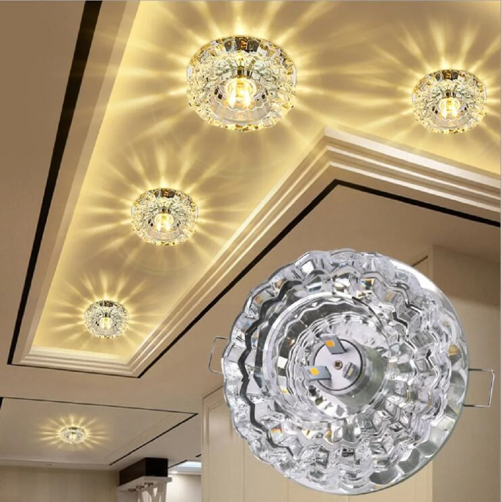 LED-Plafondverlichting-3W-5W-10W-Moderne-Kristallen-Gangpad-Flush-LED ...