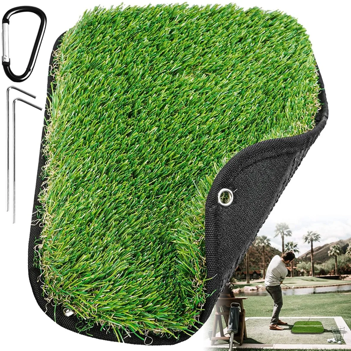 Golf-Mats-Turf-Golf-Hitting-Mat-14-5-x10-6-Portable-Mini-Golf-Hitting ...