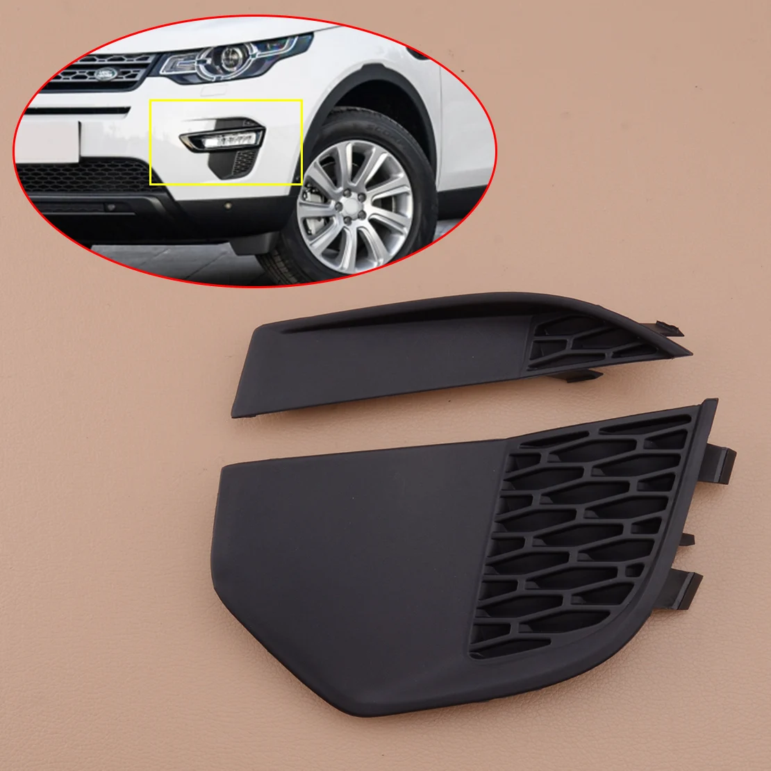 Front Left Side Fog Lamp Light Cover Trim Bezel Lr061235 Fit For Land ...