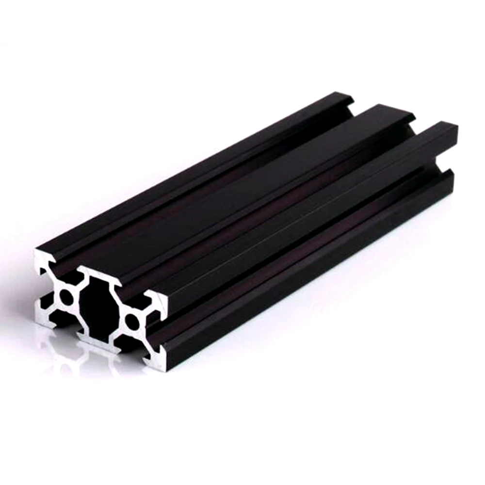 4pcs/lot Black V-slot 2040 European Standard Anodized Aluminum Profile ...