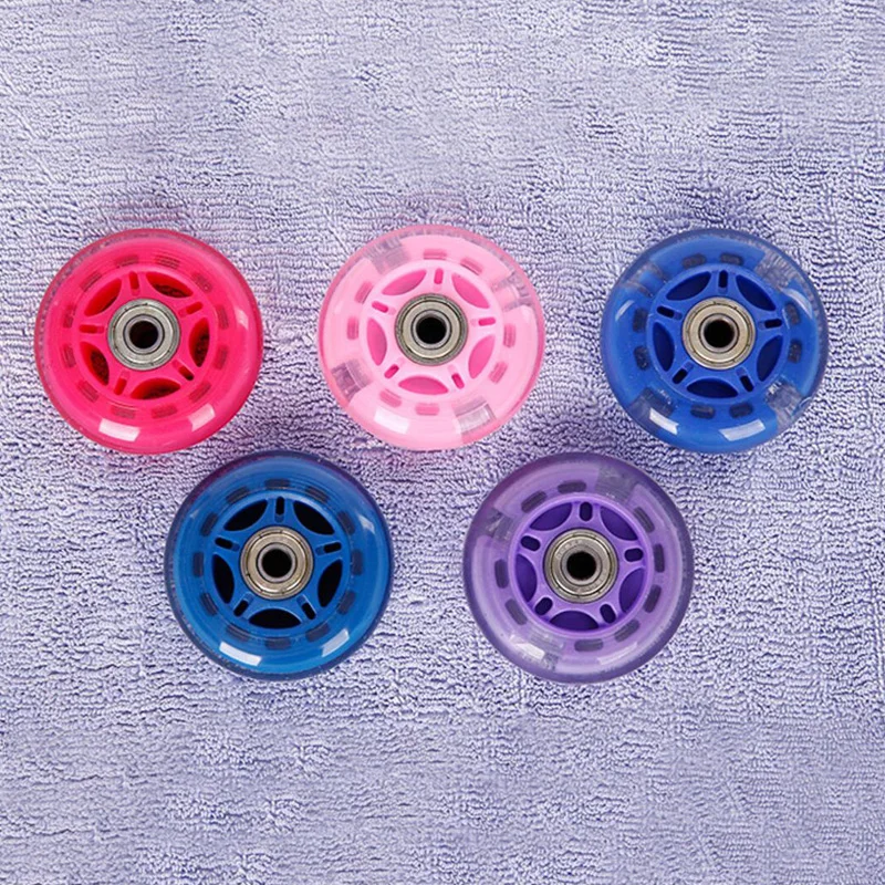 Uds 70mm de alta elasticidad en línea ruedas correderas rueda de ...