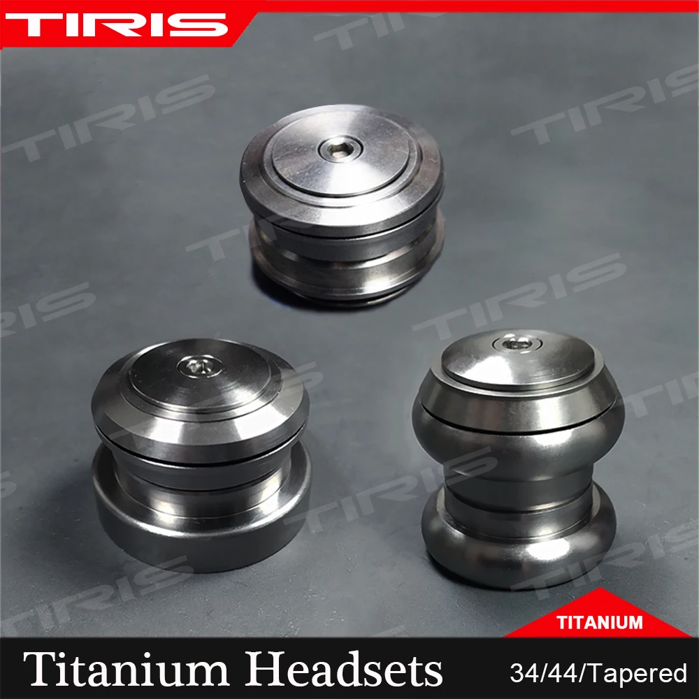 Tiris Titanium Headsets Bike Bicycle 34 44 41.8-52(tapered) 44ht ...