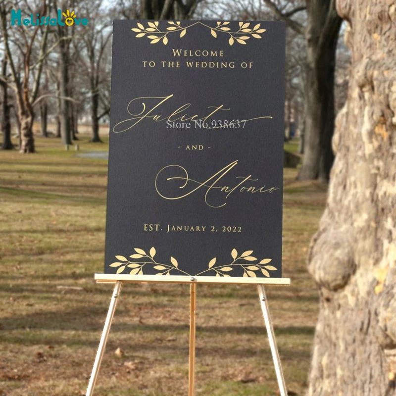Branch-Wreath-Wedding-Party-Decal-Custom-Name-Date-Removable-Vinyl ...
