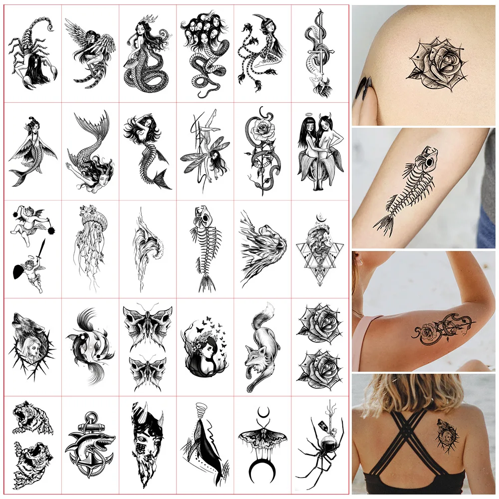 Cool Tattoo Designs On Paper For Girls