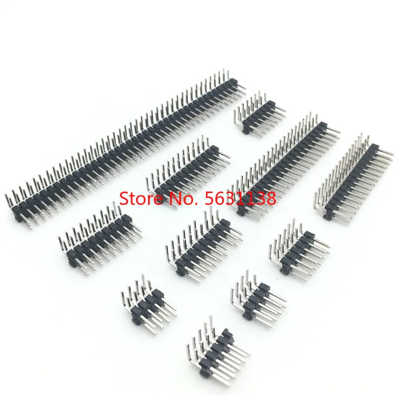 Conector de pines de doble fila para tubería Arduino, Conector de placa ...