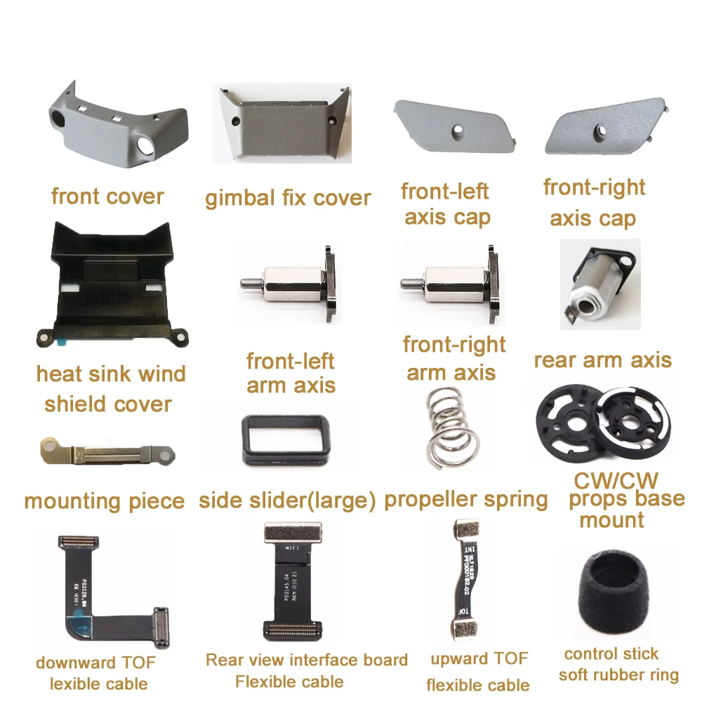 New-Original-Repair-Parts-for-DJI-Mavic-2-Pro-Zoom-Front-Arm-Axis ...