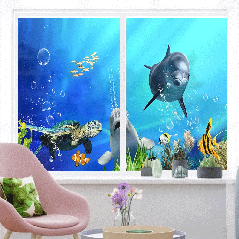 Frosted Electrostatic Glass Film Opaque Film Window Grilles Customized ...