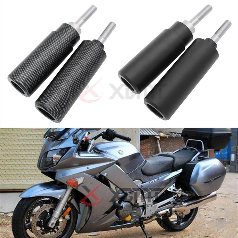No Cut Motorcycle Frame Sliders Crash Falling Protection For Yamaha ...