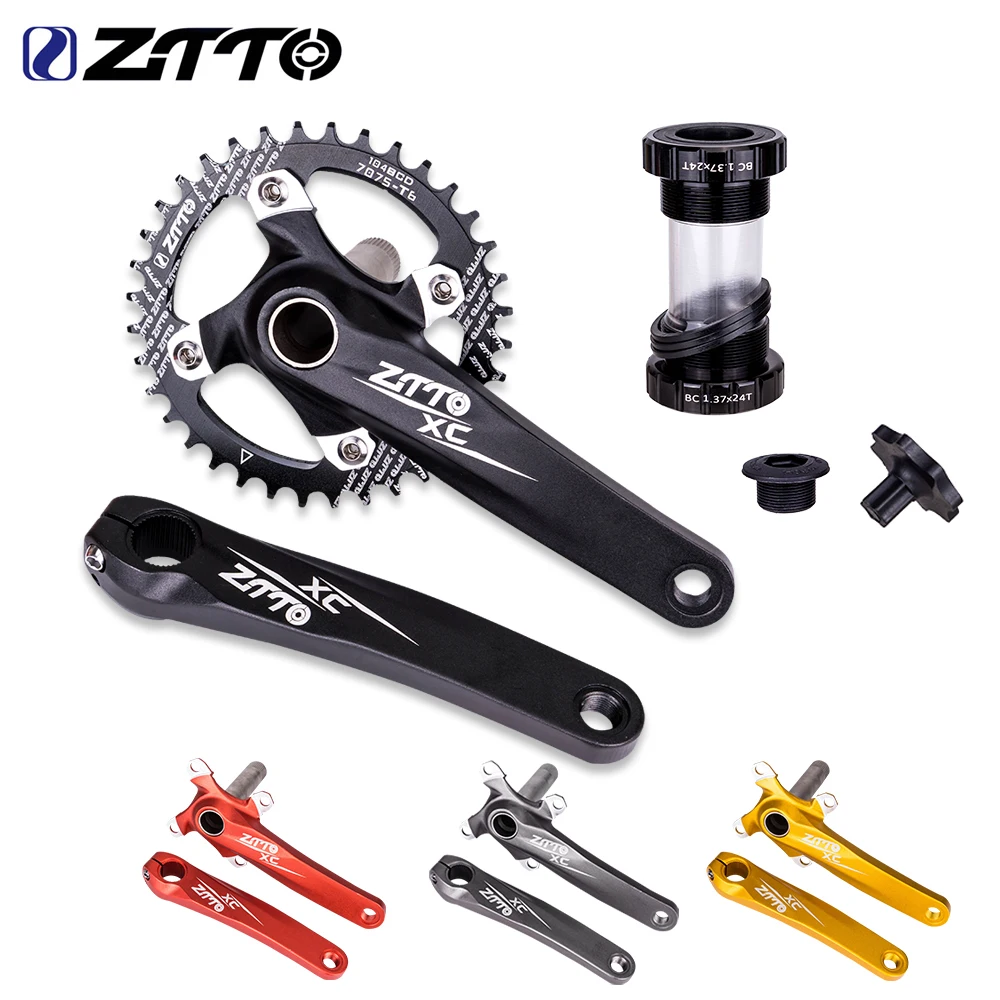 ZTTO MTB 104 BCD Bicycle Crankset Mountain Bike Crank Arm Chain Wheel ...
